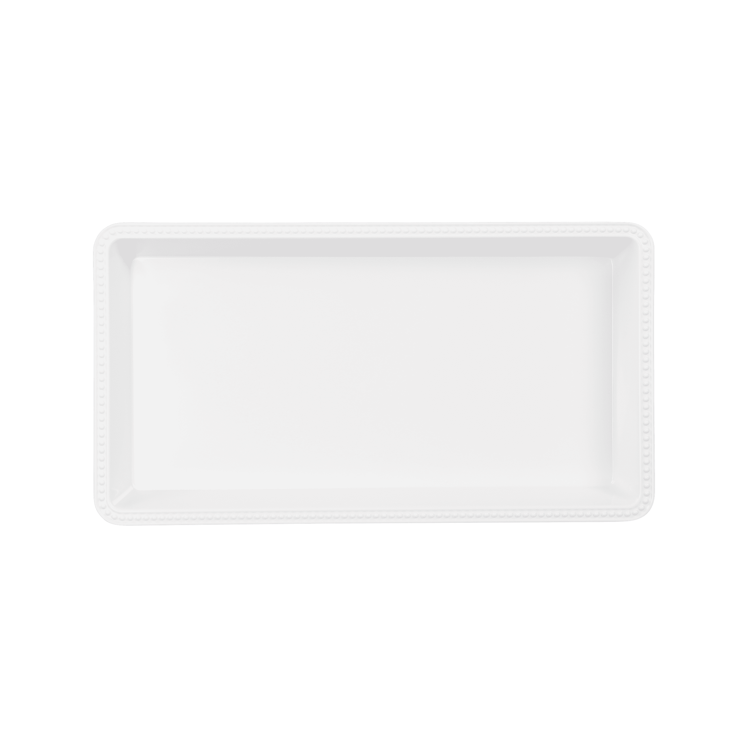 M1582 Venetian Trays Rectangular Beaded Edge Tray 15” x 8” x 2” h ...